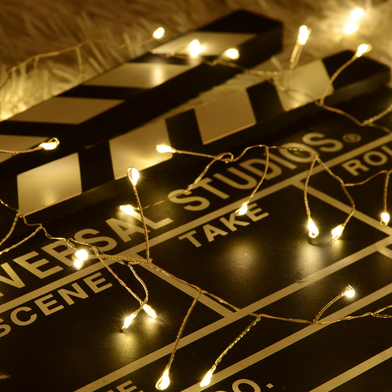 The Holiday Aisle® Hanging Christmas Lights, Mini LED String Lights ...