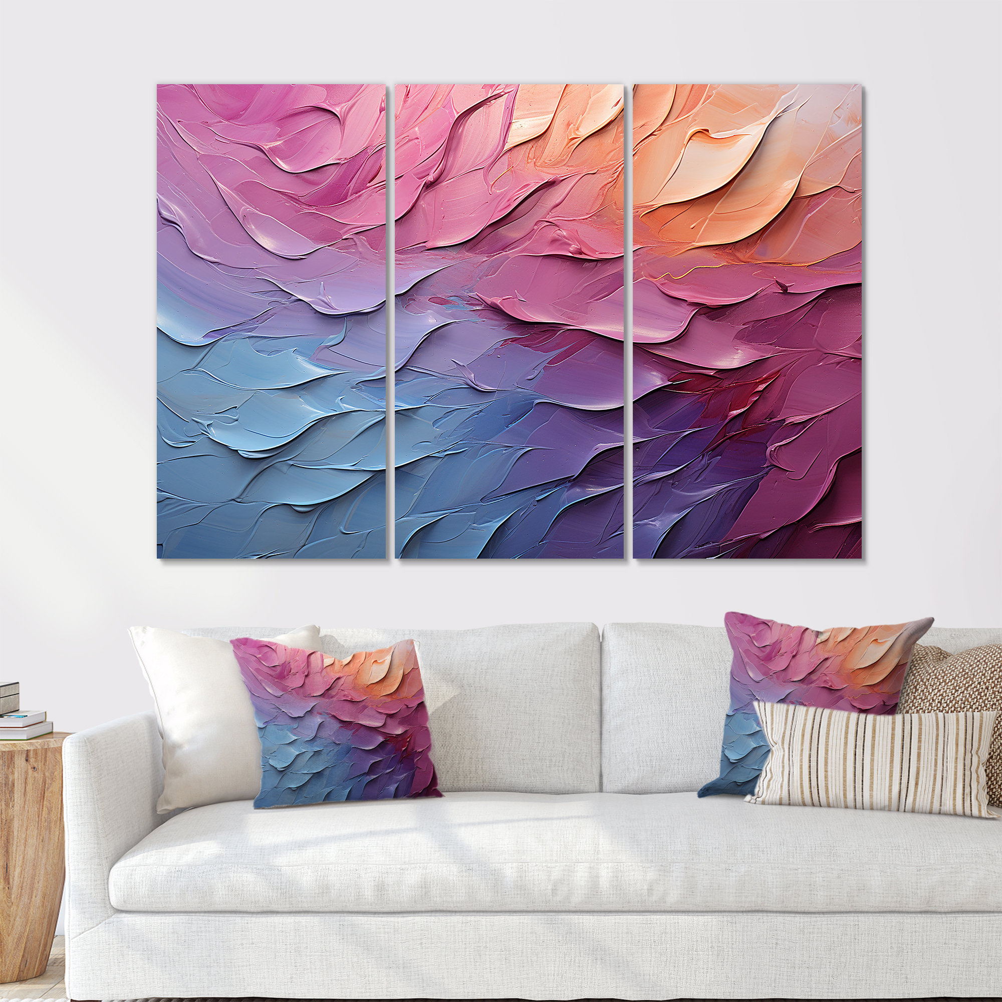 Latitude Run® Rainbow Hue Harmony I - Rainbow Wall Decor Set | Wayfair