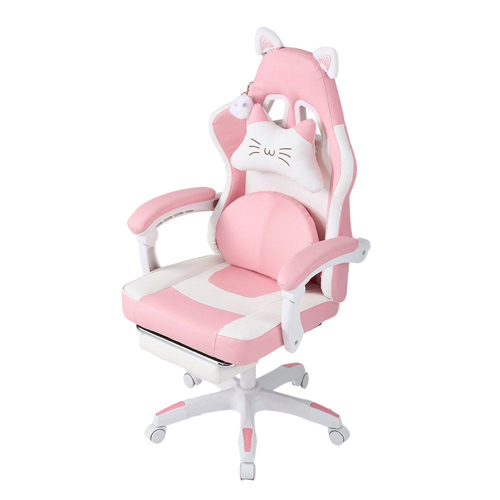 Metro Lane Ergonomic High Back Gaming Chair with Footrest | Wayfair.co.uk