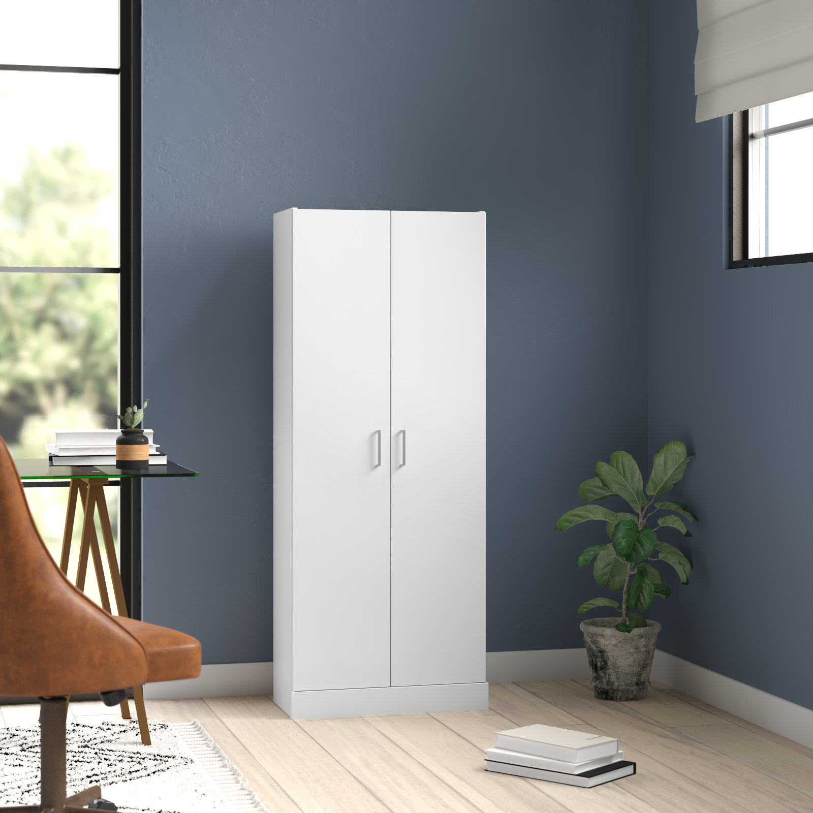 Wade Logan® Aurash 3 - Shelf Storage Cabinet & Reviews | Wayfair