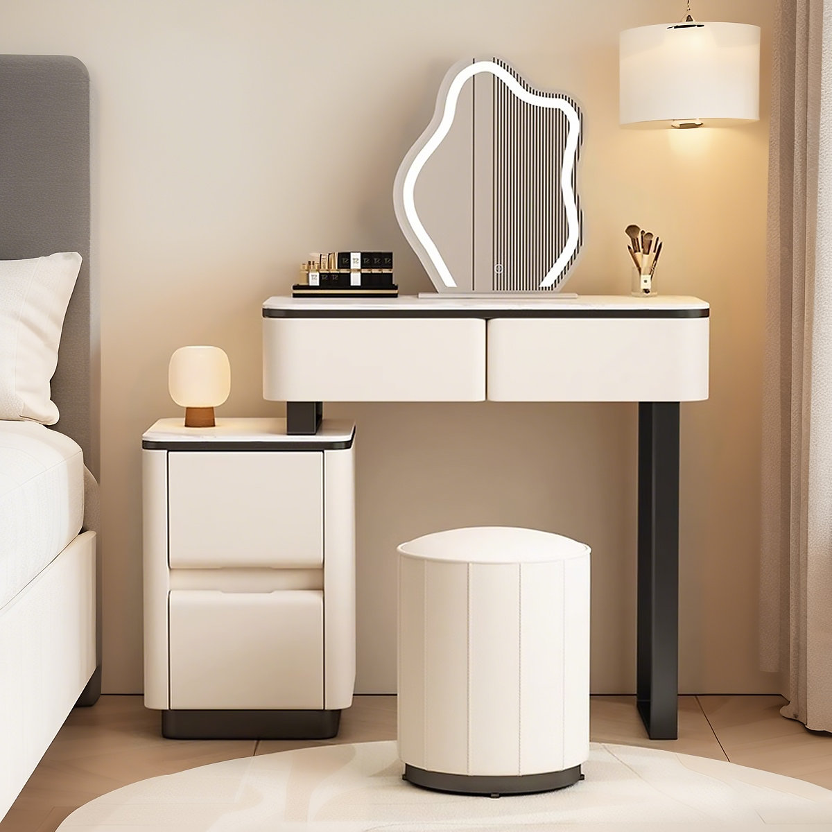 Wrought Studio™ Modern Minimalist Storage Cabinet with Retractable ...