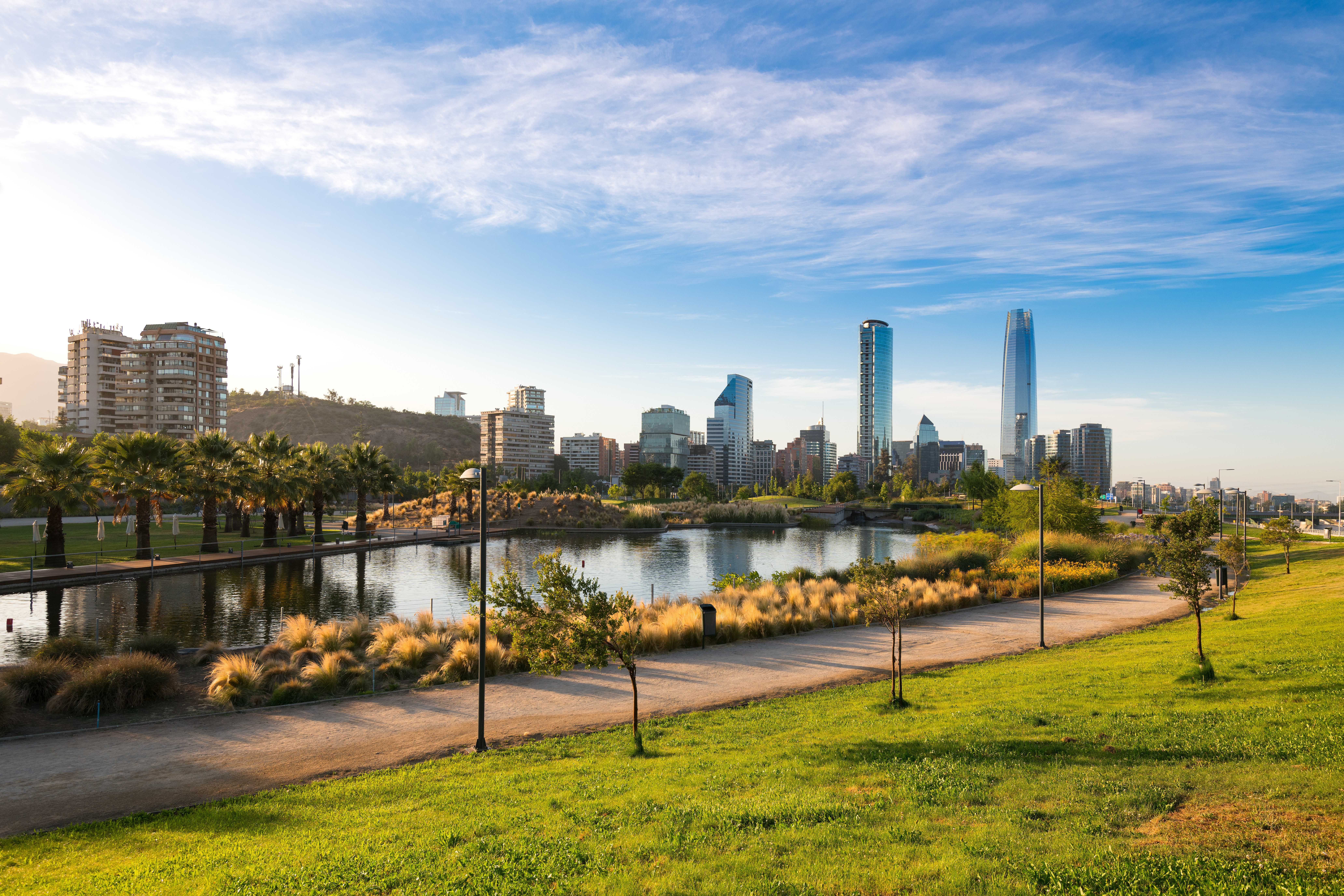 Ebern Designs Santiago De Chile by Tifonimages - Wrapped Canvas ...