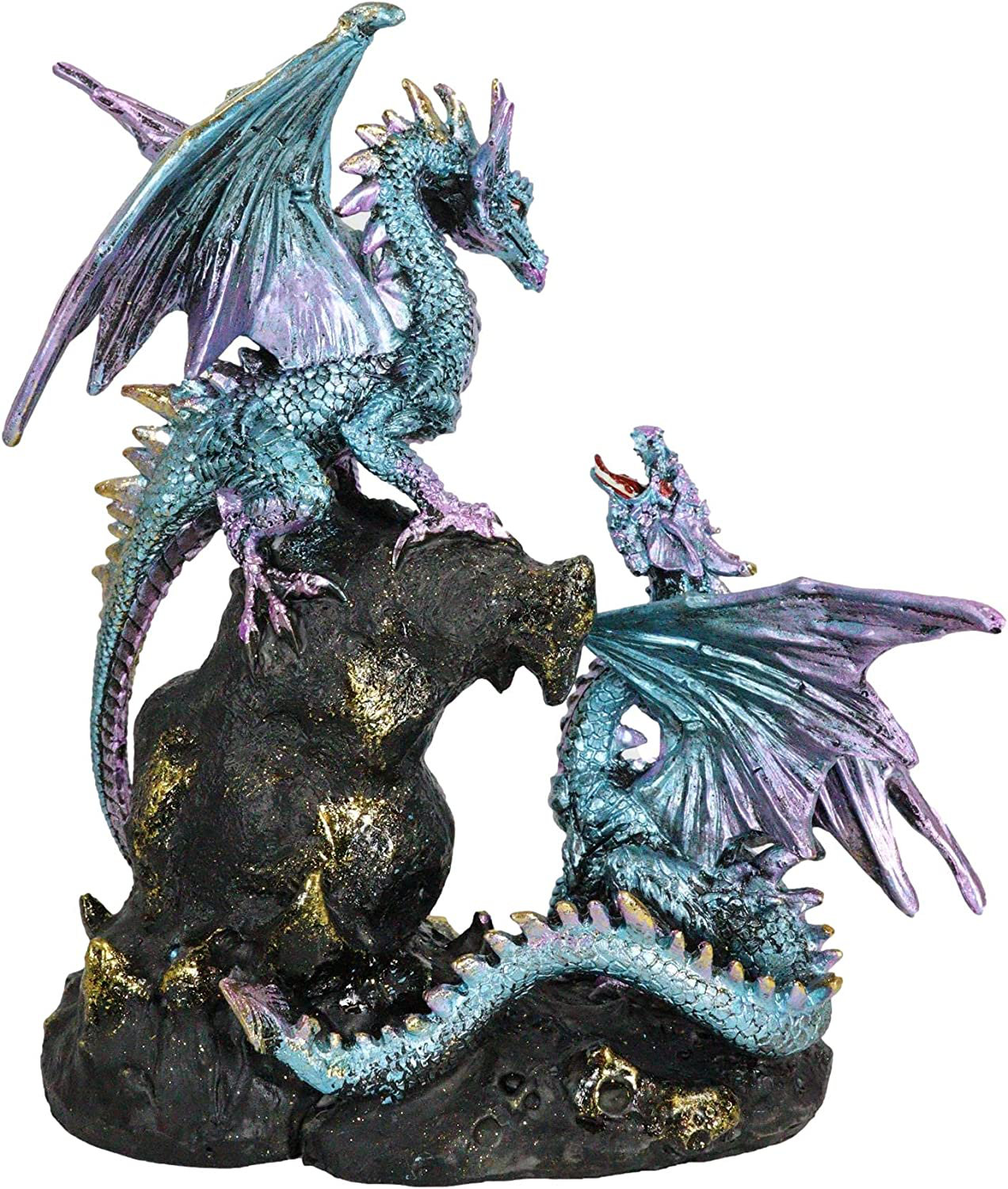 Trinx Helveston Aqua Blue Dragon Family - Wayfair Canada