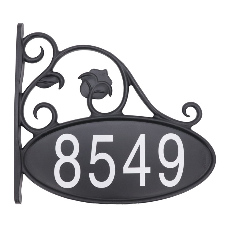 Address America Park Place Double Sided Reflective Lamppost Sign | Wayfair