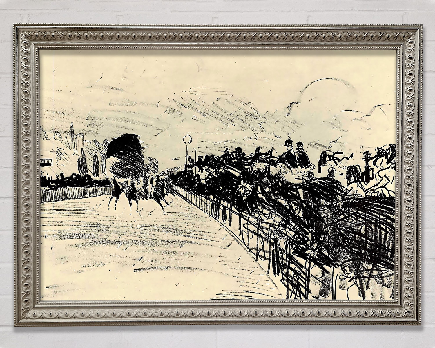 Lark Manor Manet Horse Racing Framed Print | Wayfair.co.uk