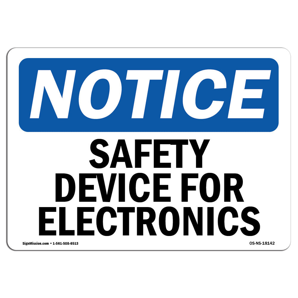 SignMission Safety Device for Electronics Sign | Wayfair