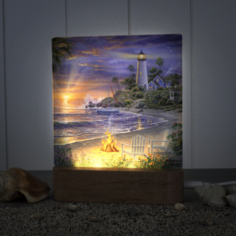 Glow Decor Honeymoon Sunset Night Light | Wayfair