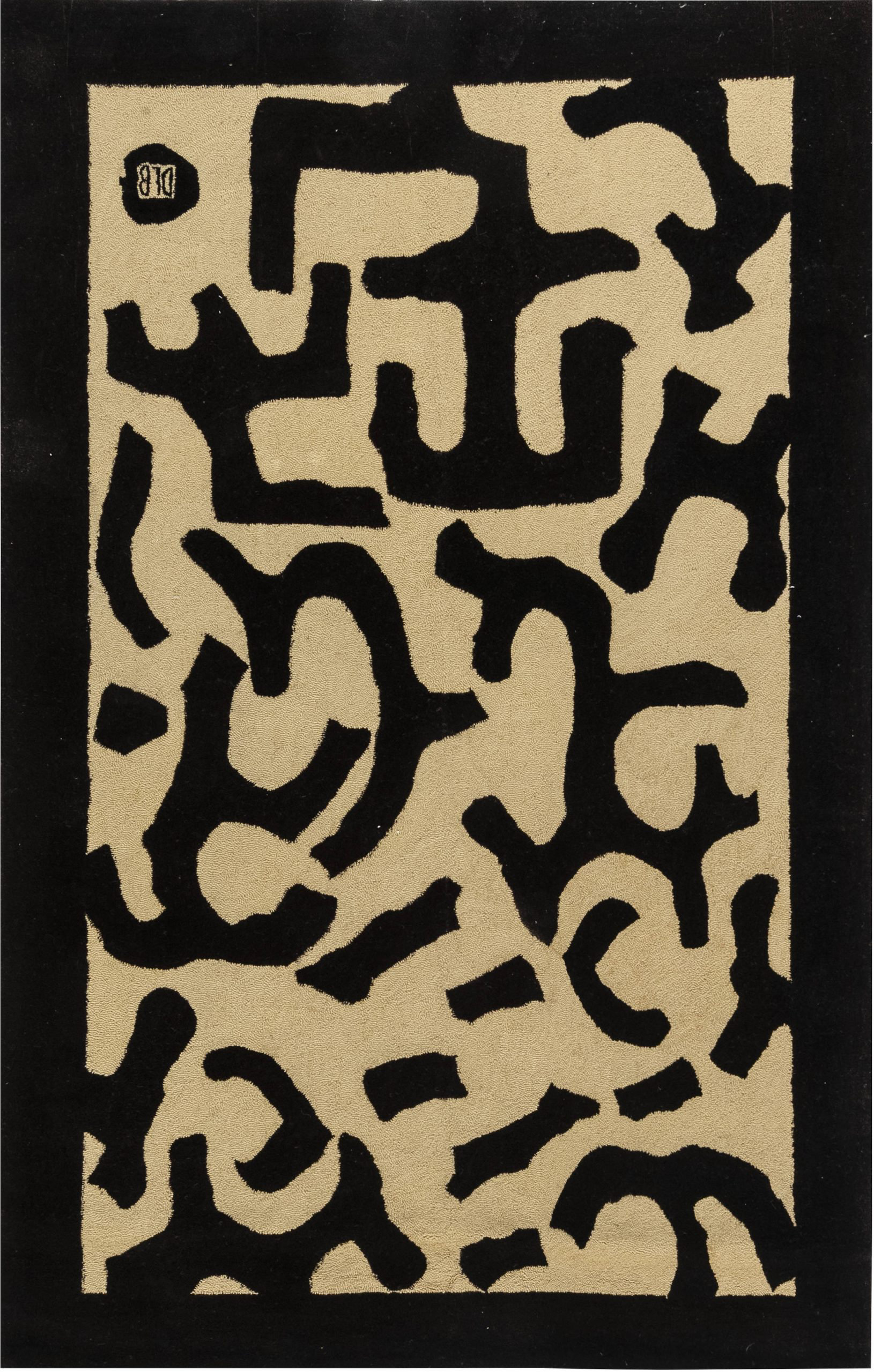 Doris Leslie Blau Rug By Roderick N. Shade in Beige & Black | Wayfair