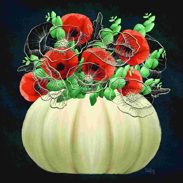 Rosalind Wheeler " Poppy Pumpkin " by Heidi Kuntz - Wayfair Canada