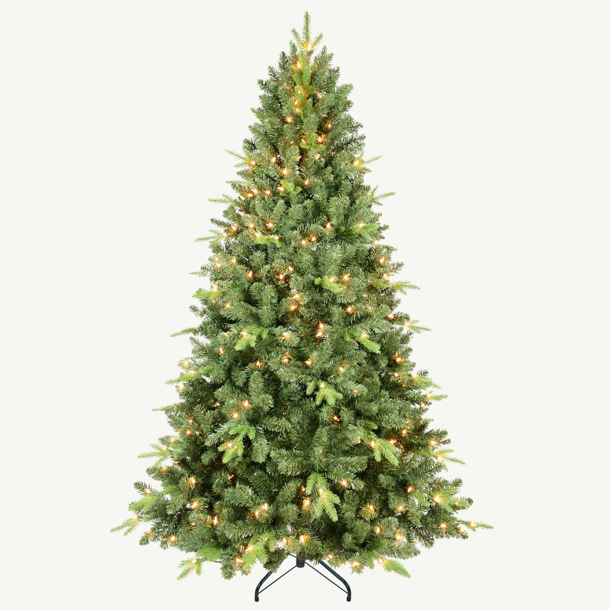 Alcott Hill® Artificial Christmas Tree with 2535 PE&PVC Mixed Branch ...
