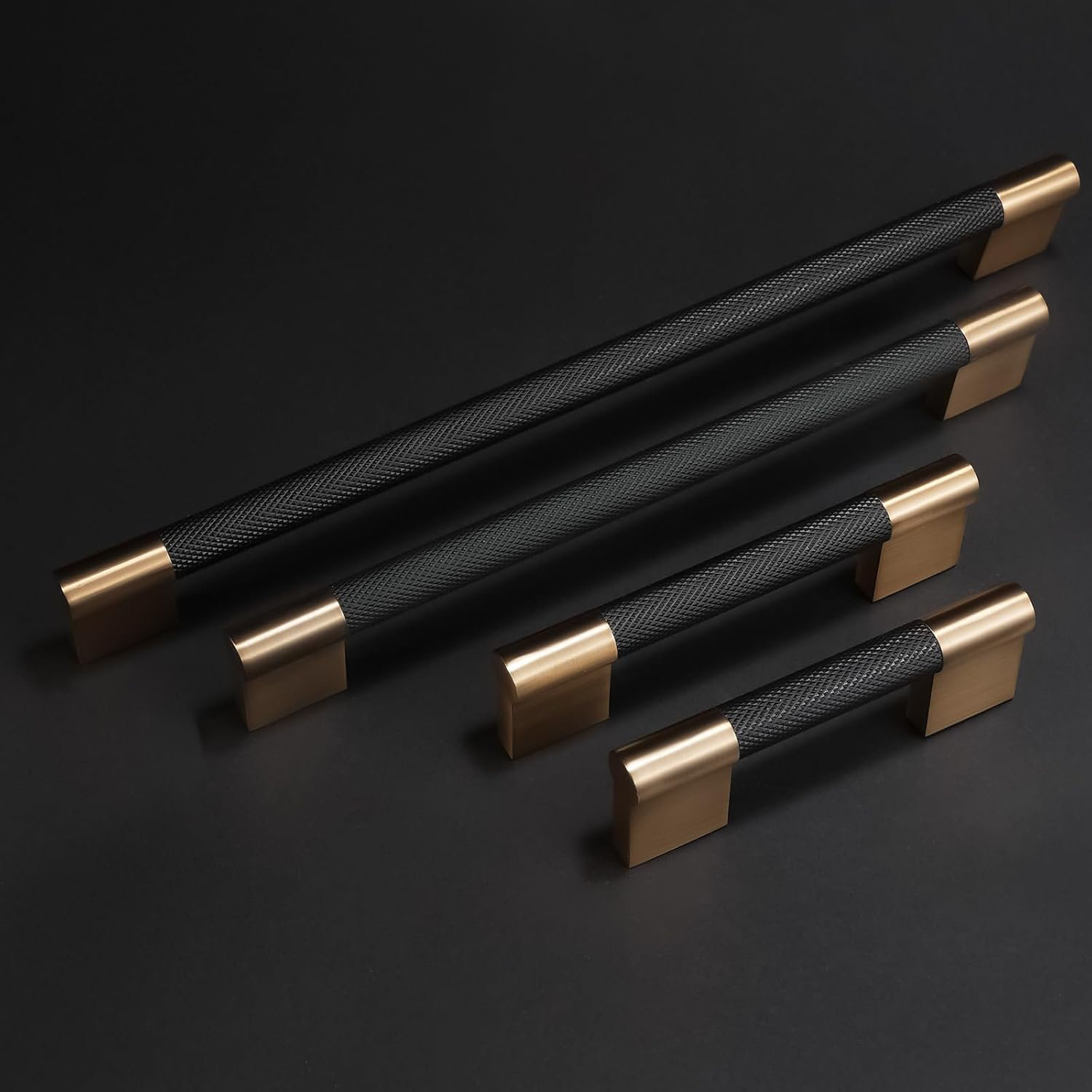 Frontier Grain 10 Pack Cabinet Handles, Knurled Drawer Pulls, Hole ...