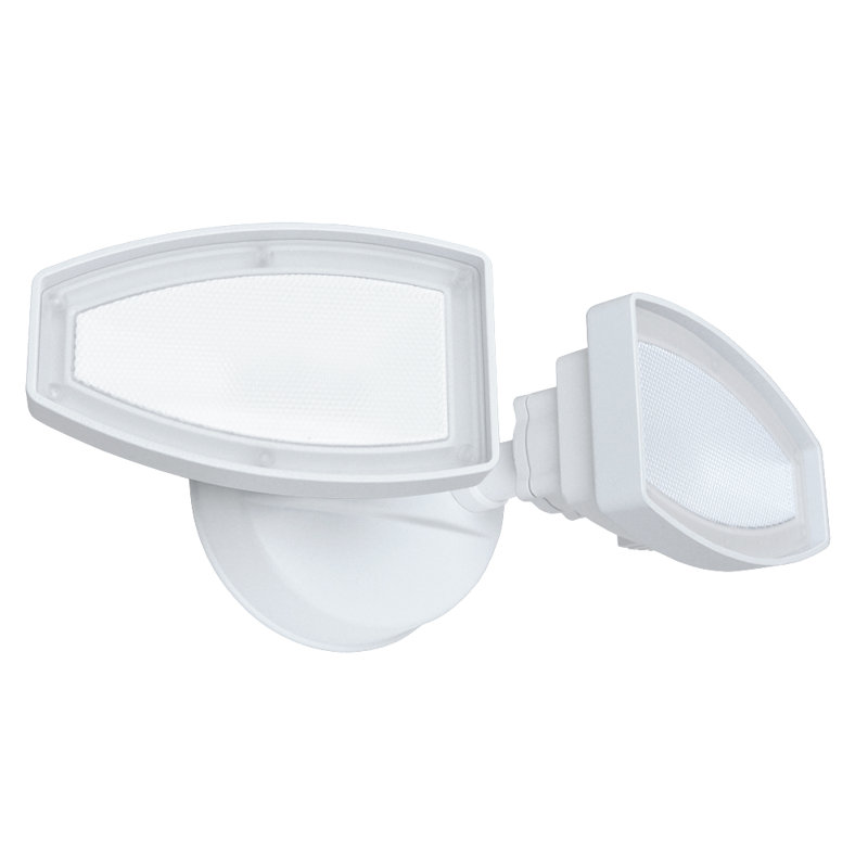 Good Earth Lighting 2-Head LED Switch Controlled Security Flood Light ...