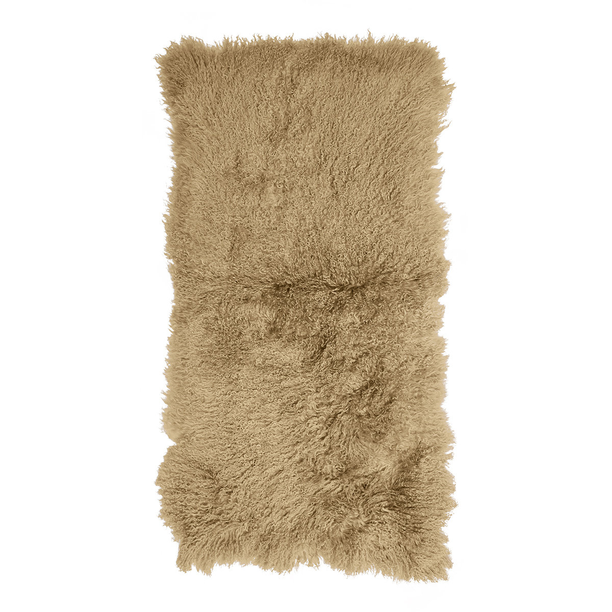 Foundry Select Handmade Sheepskin Champagne Rug | Wayfair