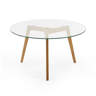 Metro Lane 80Cm Round Glass Coffee Table | Wayfair.co.uk