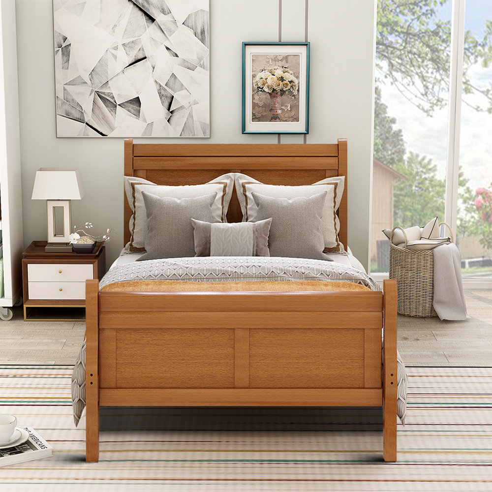 Winston Porter Haykel Solid Wood Platform Bed | Wayfair