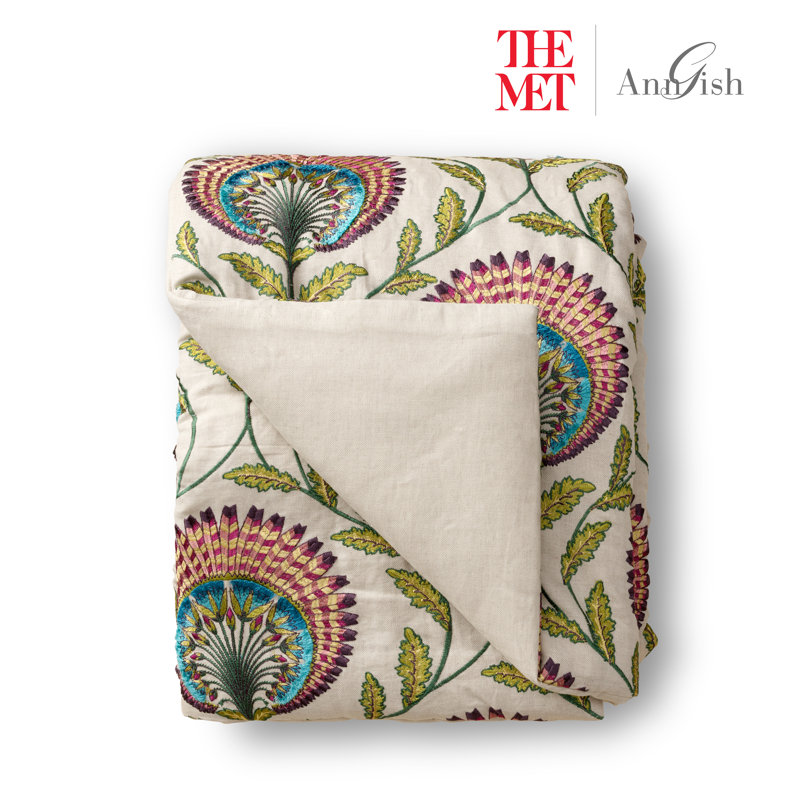 Ann Gish The Met x Ann Gish Tavus Padded Throw | Perigold