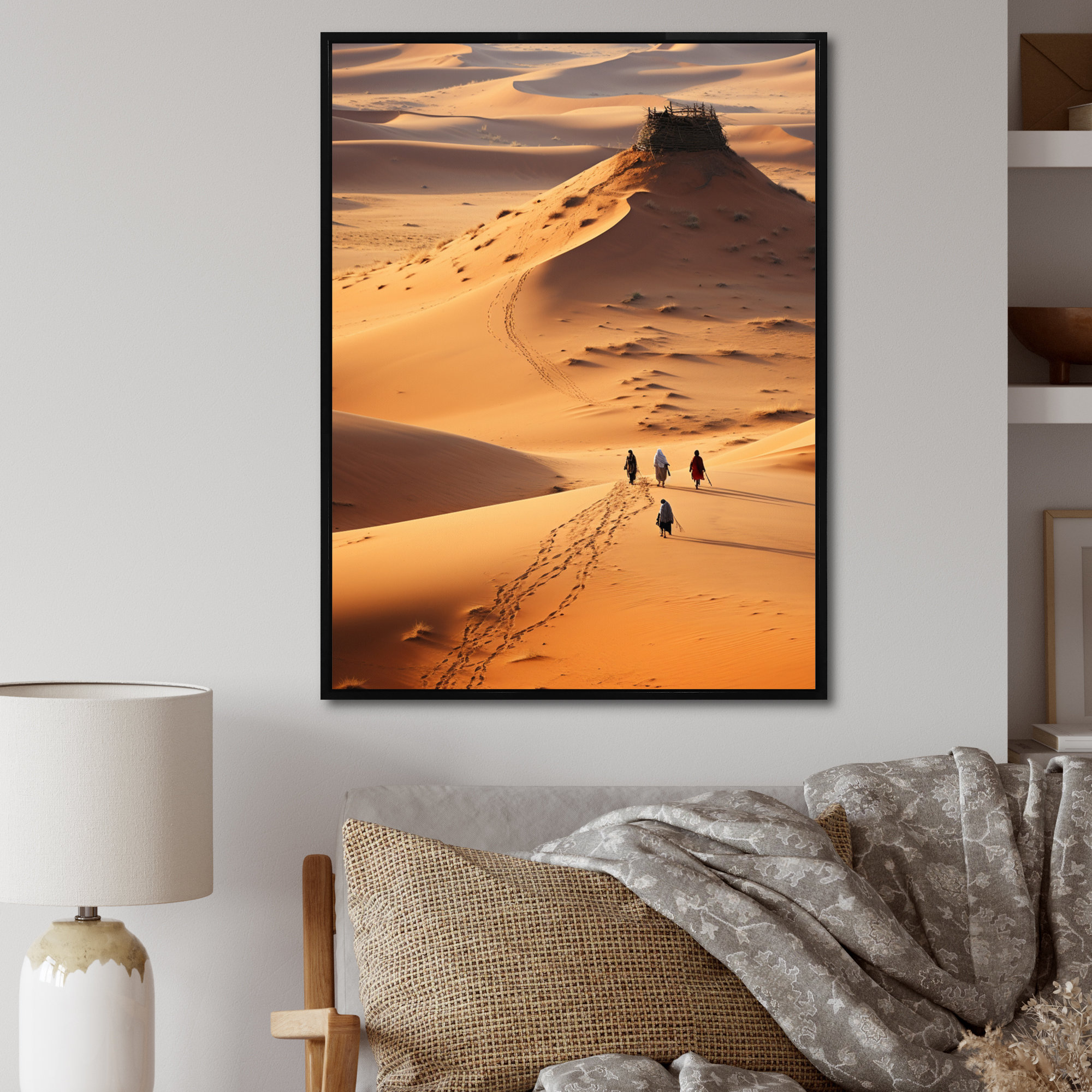 Union Rustic Brye Desert Walk Dreams IV Framed On Canvas Print | Wayfair