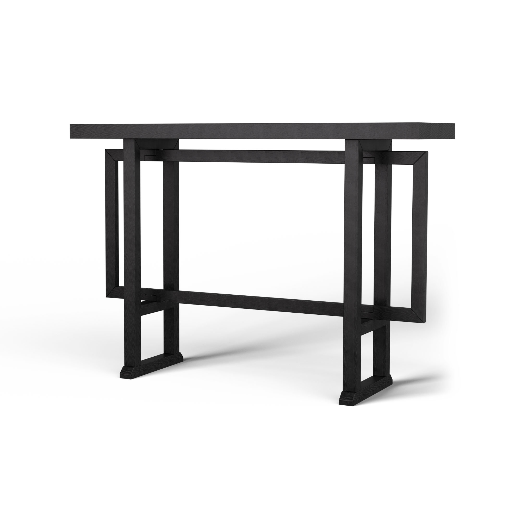 Gracie Oaks Rectangular High Top Bar Table For Living Room & Kitchen ...