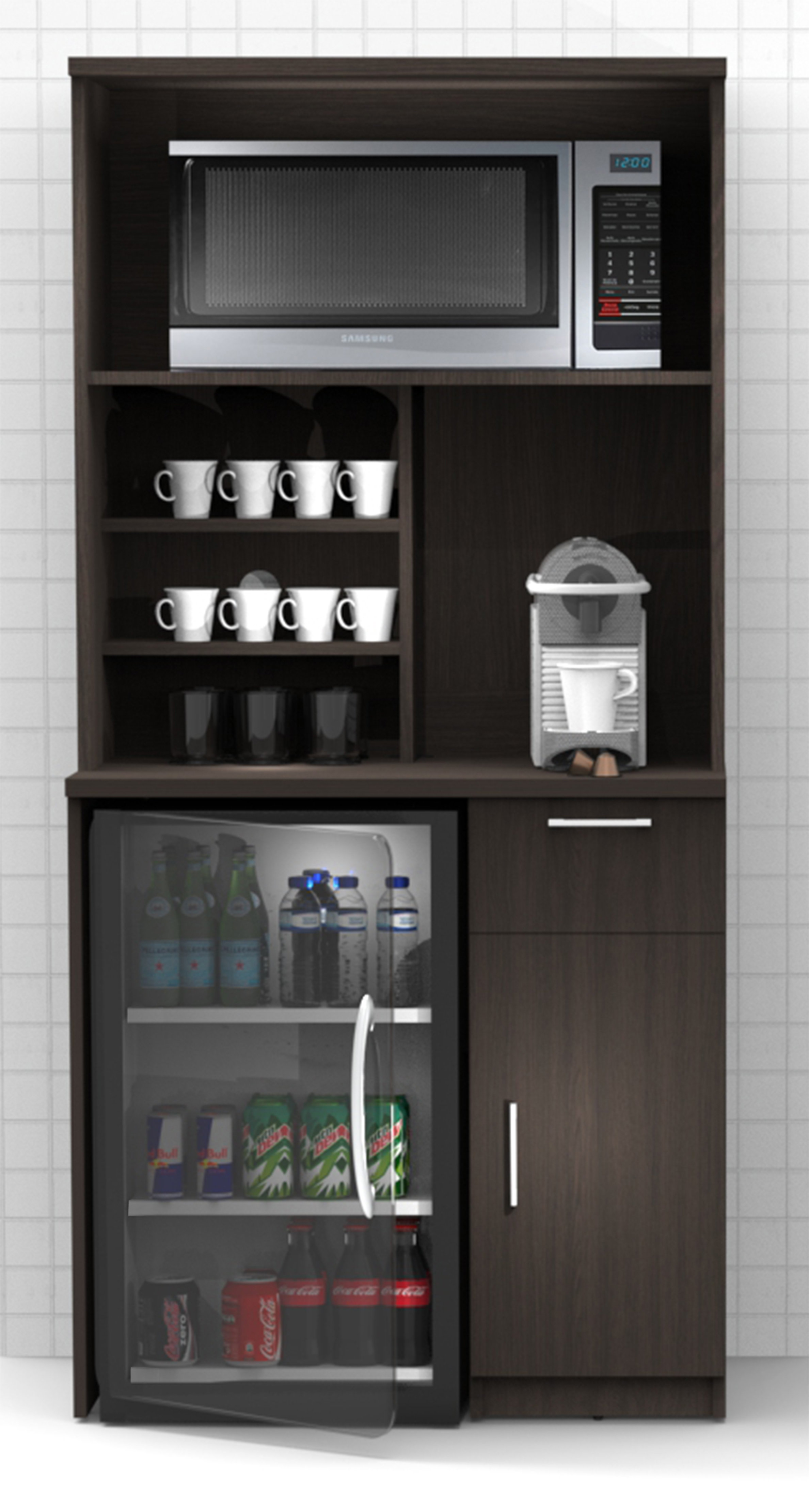 Breaktime Commercial Grade Coffee Kitchen Lunch Room Cabinets Fully ...