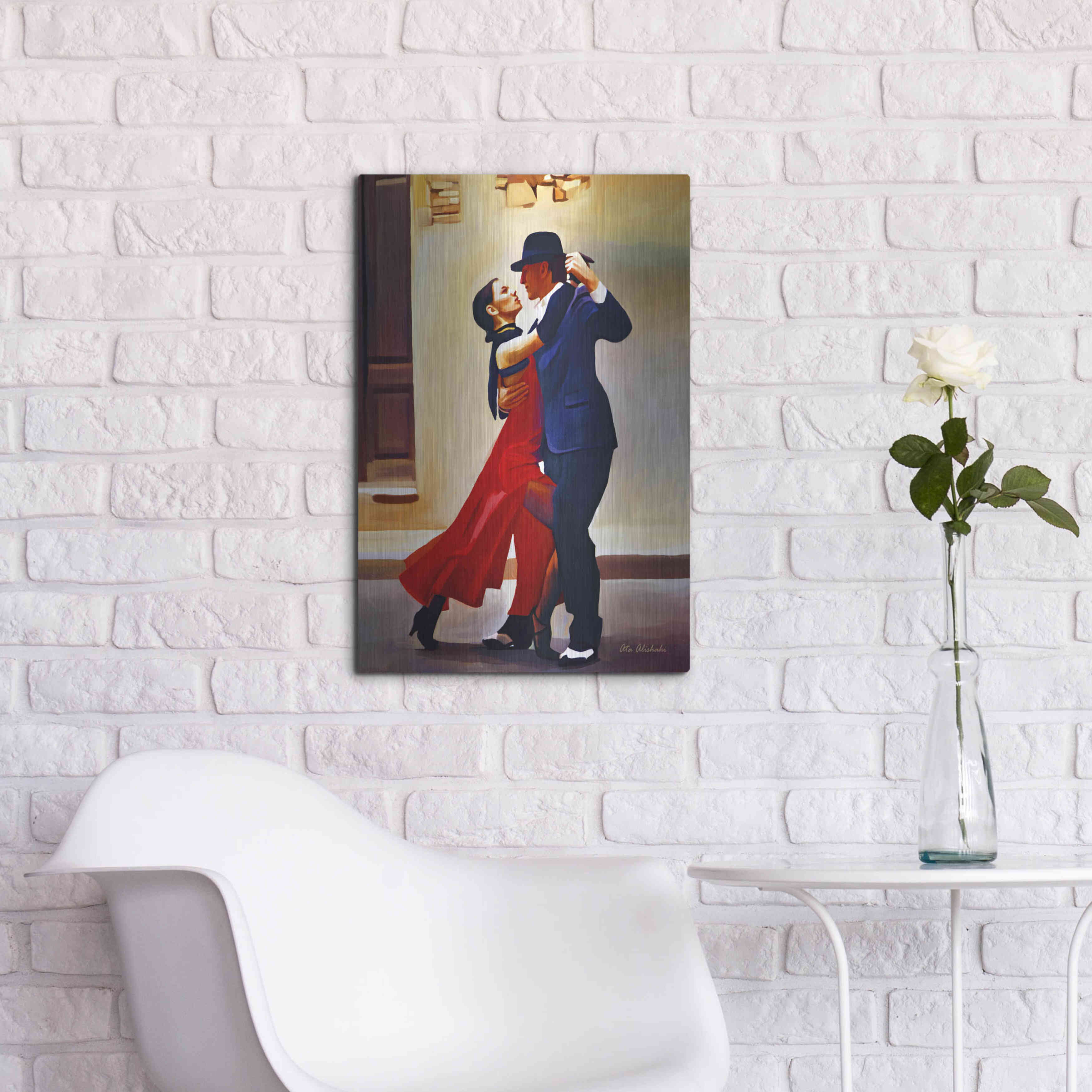 Red Barrel Studio Luxe Metal Art 'Dance' By Ata Alishahi, Metal Wall ...