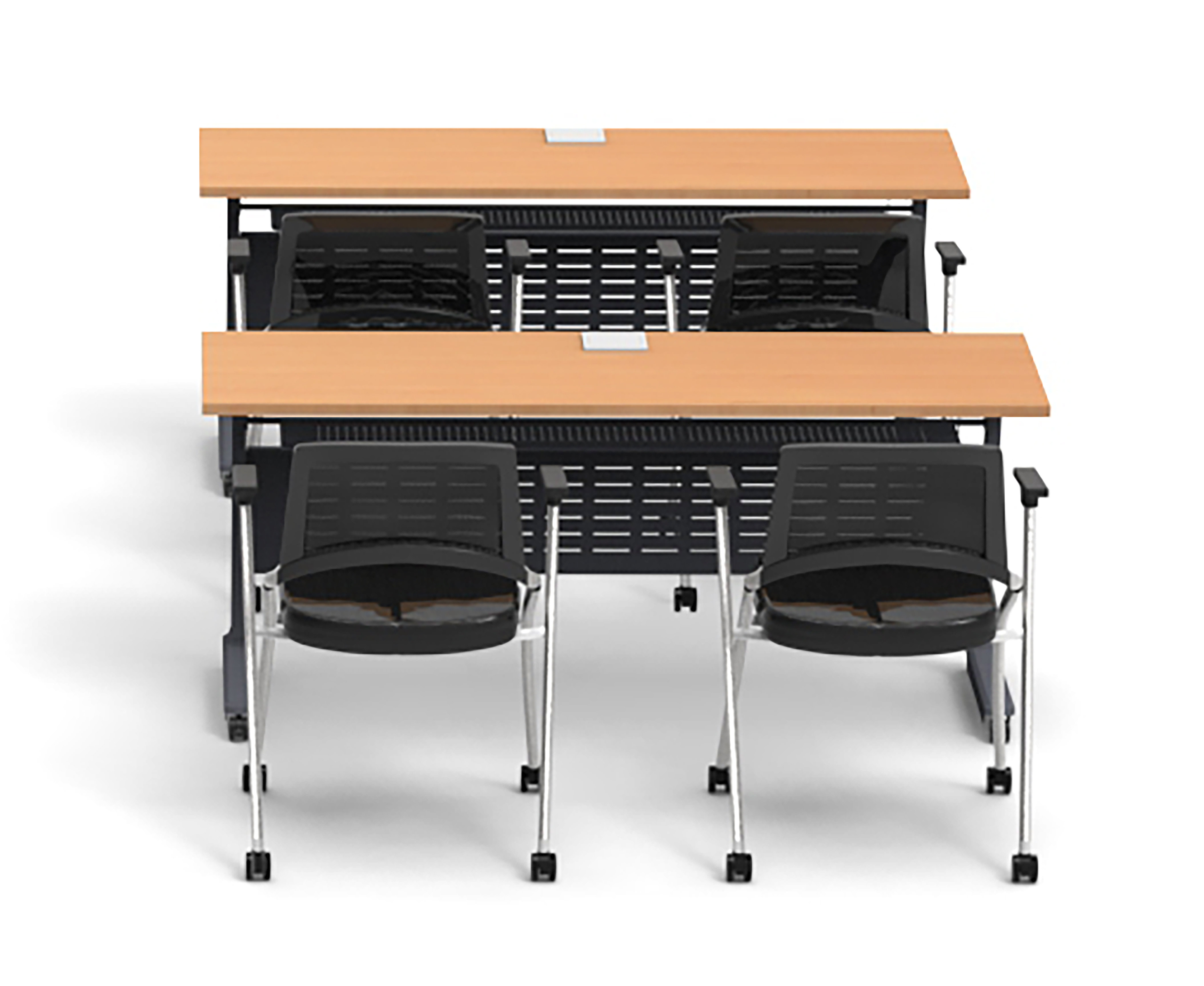 TeamWORK Tables 4 Person Training Meeting Seminar Tables Set | Wayfair