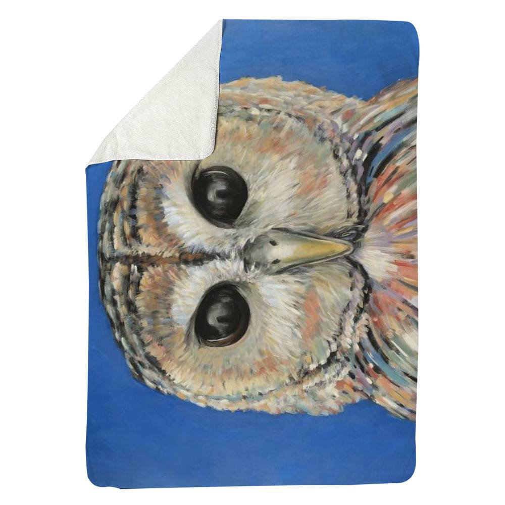 Begin Edition International Inc. Spotted Owl Fleece Blanket | Wayfair