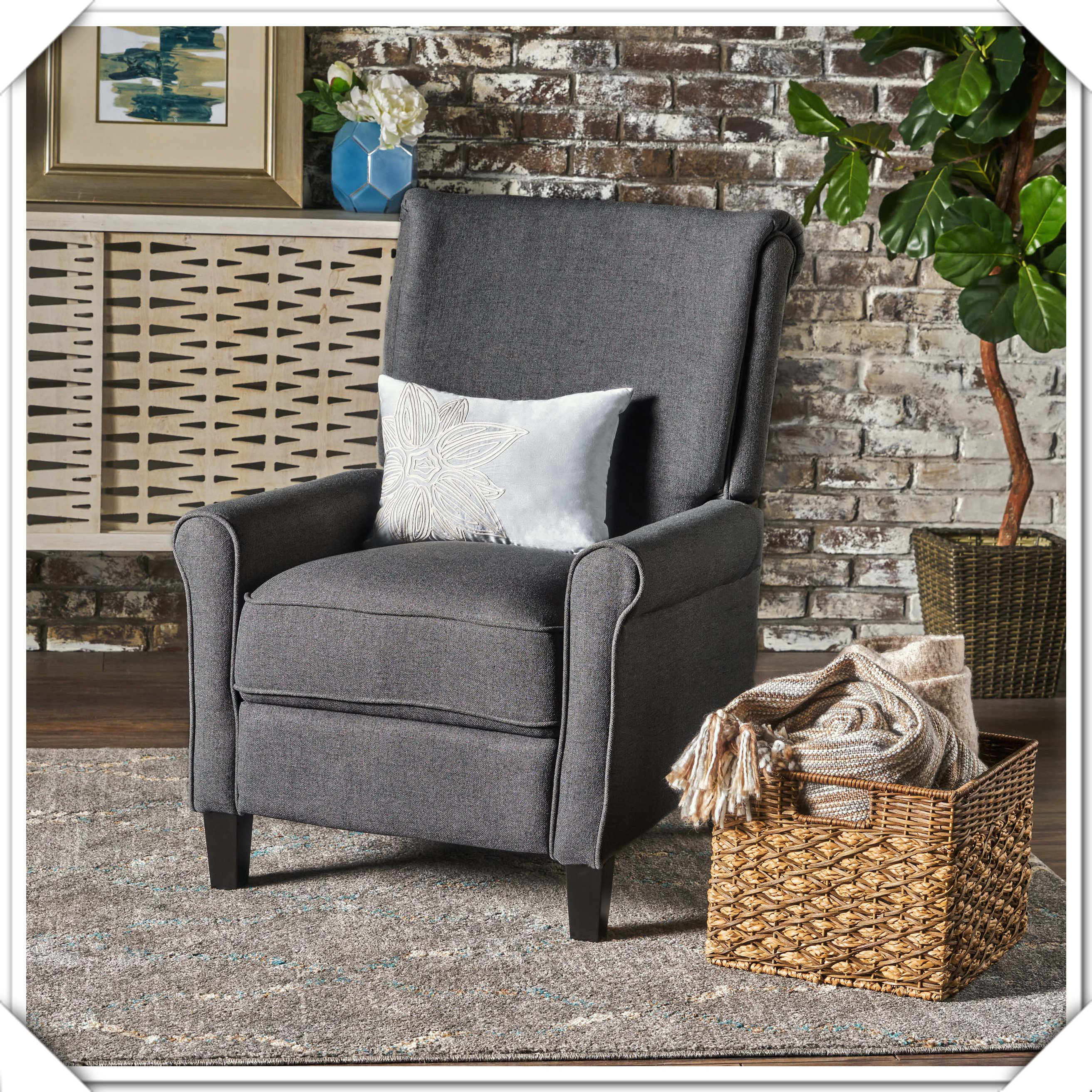 Latitude Run® Manual Standard Recliner Comfortable Stylish Durable ...