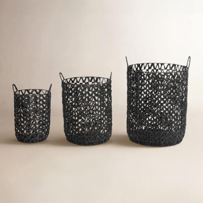 big black wire baskets