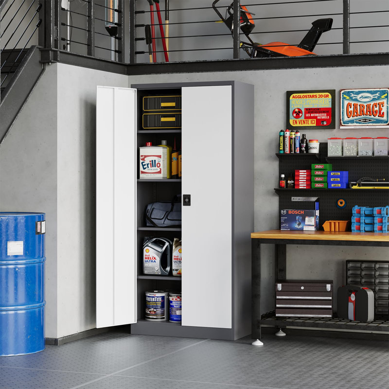 WFX Utility™ Steel Single Storage Cabinet (71.97" H x 35.43" W x 17.72 ...
