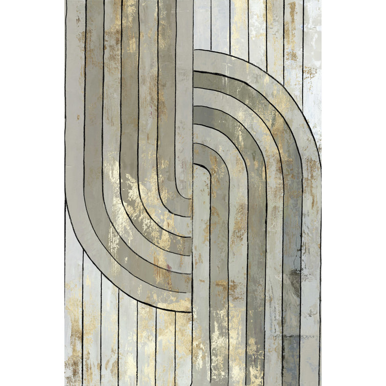 Mercer41 Art Deco Geo I On Canvas by Tom Reeves Print | Wayfair