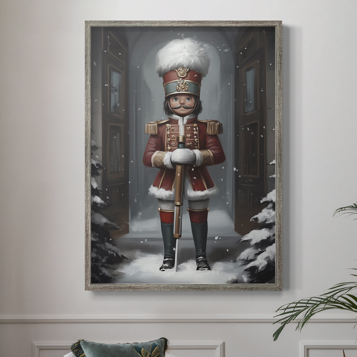 The Holiday Aisle® Christmas Holiday Art -Series 2-CCXXV Framed Print - Solid Wood | Wayfair