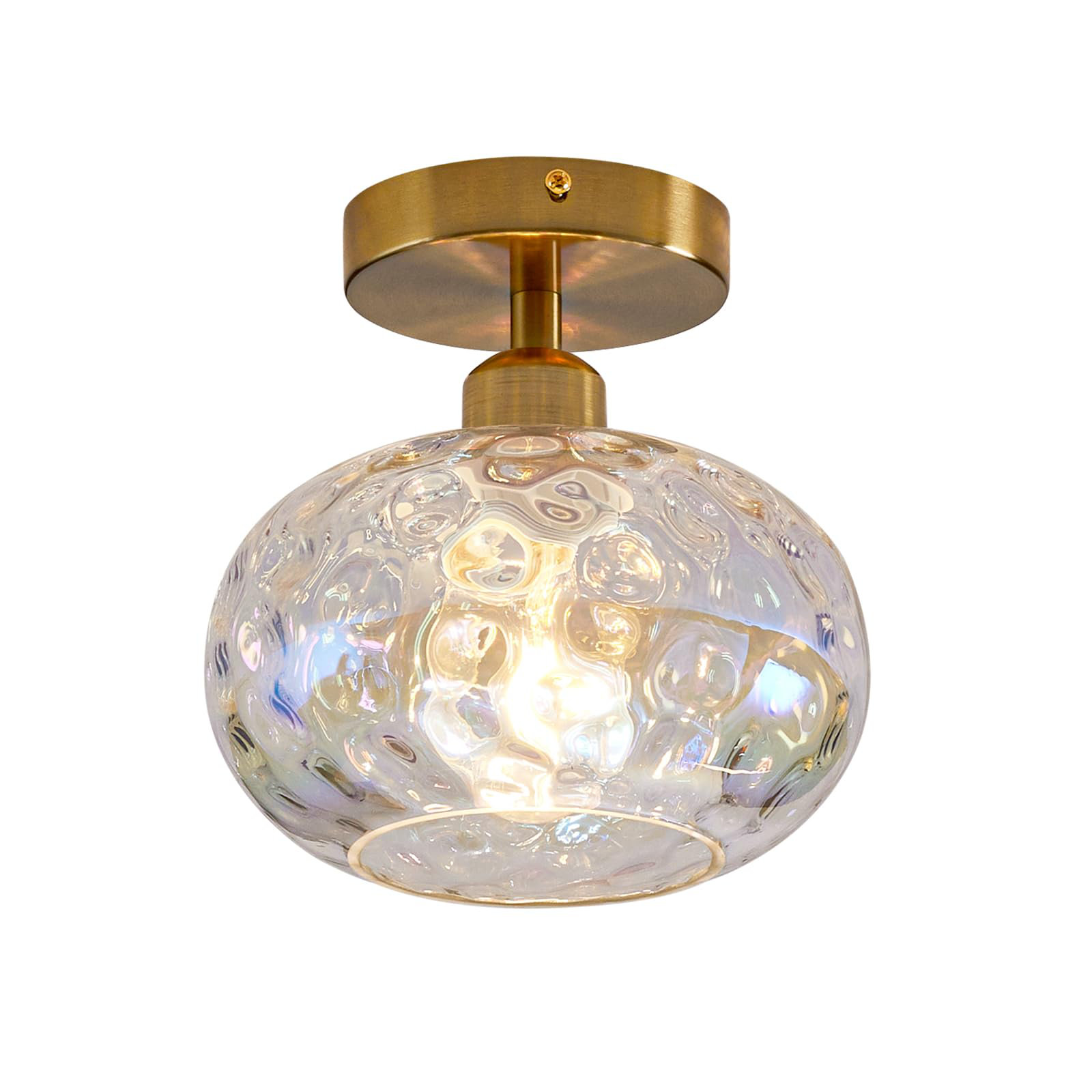 Phantoscope Hallway Light Fixtures, Brushed Brass Modern Ceiling Light ...