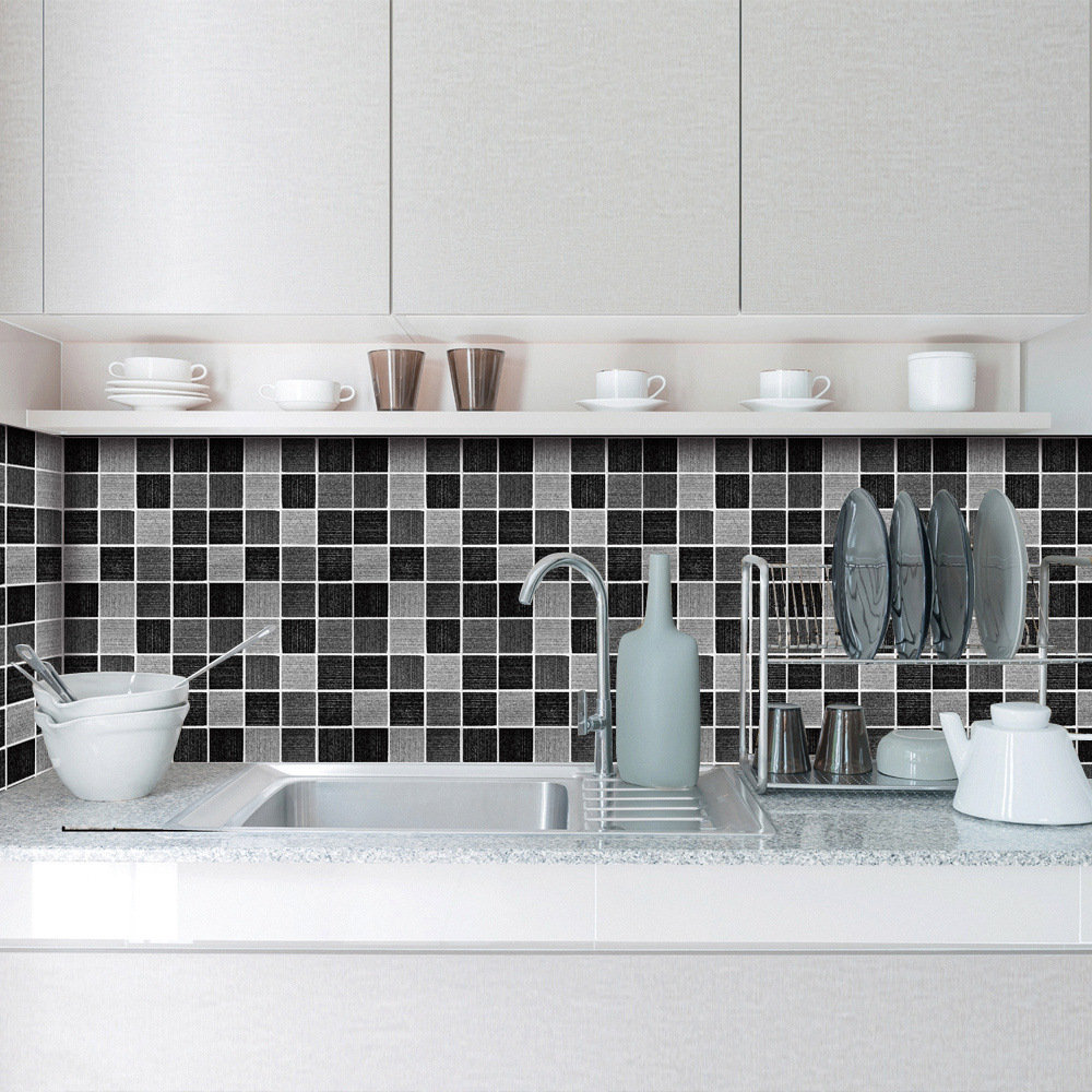 Panarciss 10 Sheets Peel And Stick Tile Waterproof Backsplash For ...