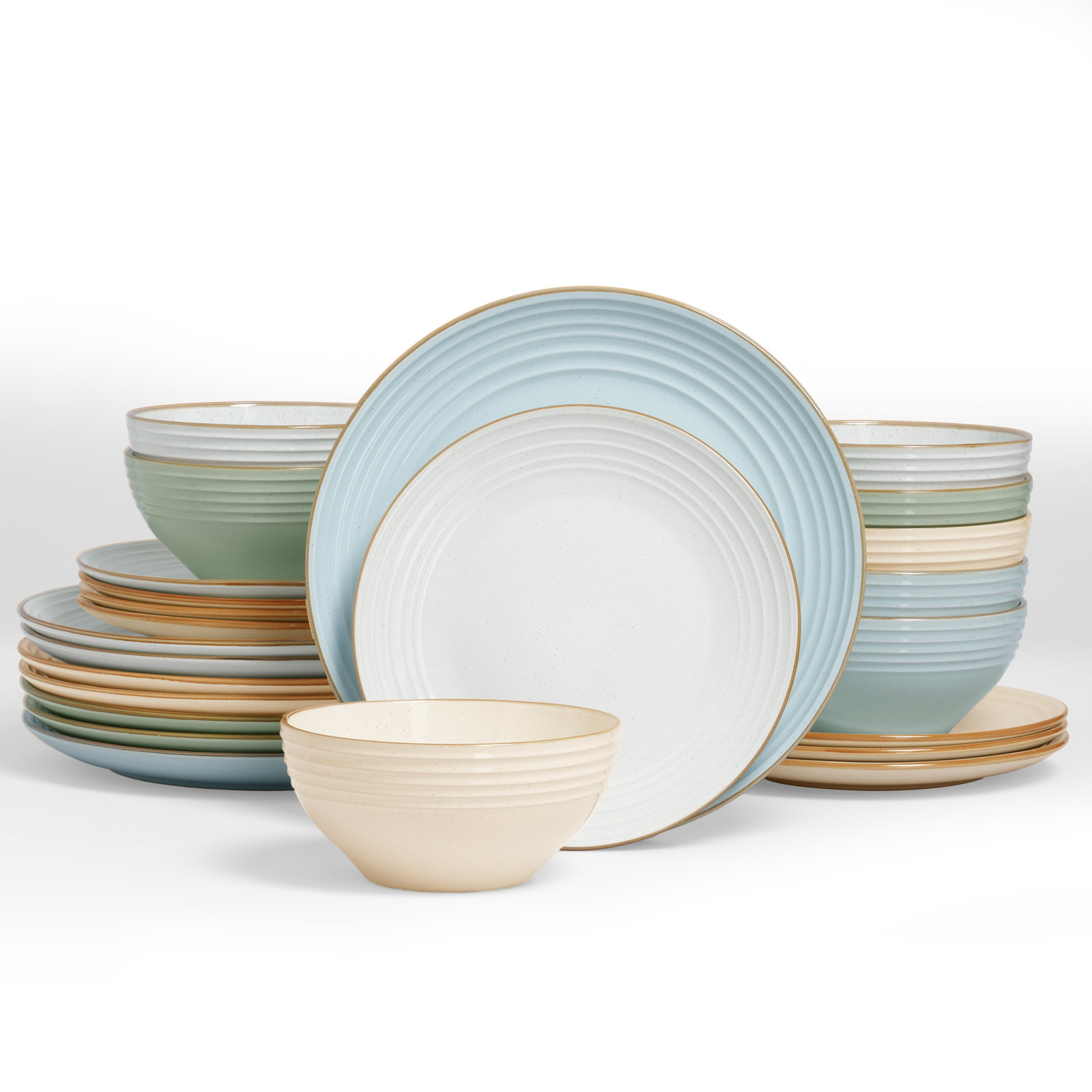 Famiware 24 Piece Dinnerware Set, Dish Set for 8 & Reviews | Wayfair