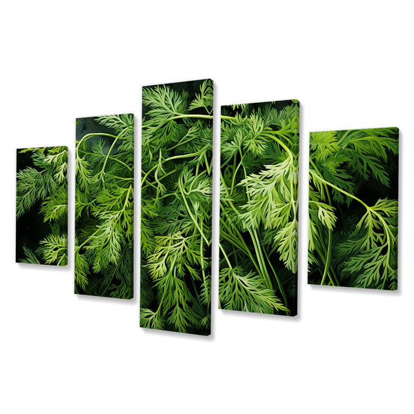 Latitude Run® Herbs Pottery Delights II - Herbs Multipanel Wall Art ...