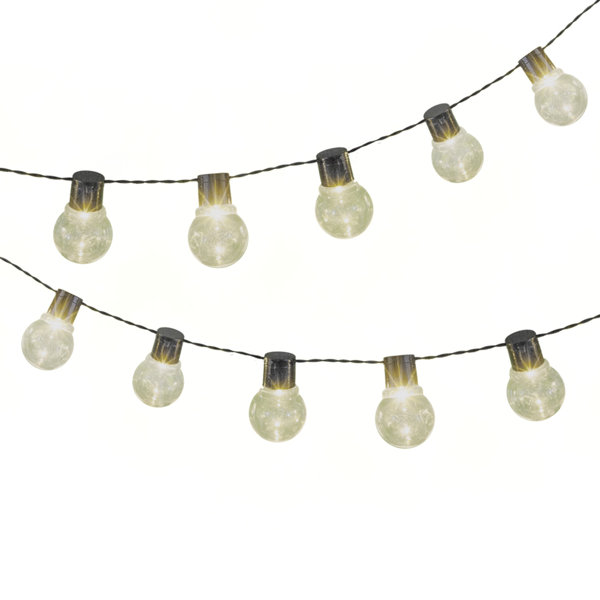GardenKraft 290Cm LED Solar Powered 10 - Bulb Mini String Light (End to ...