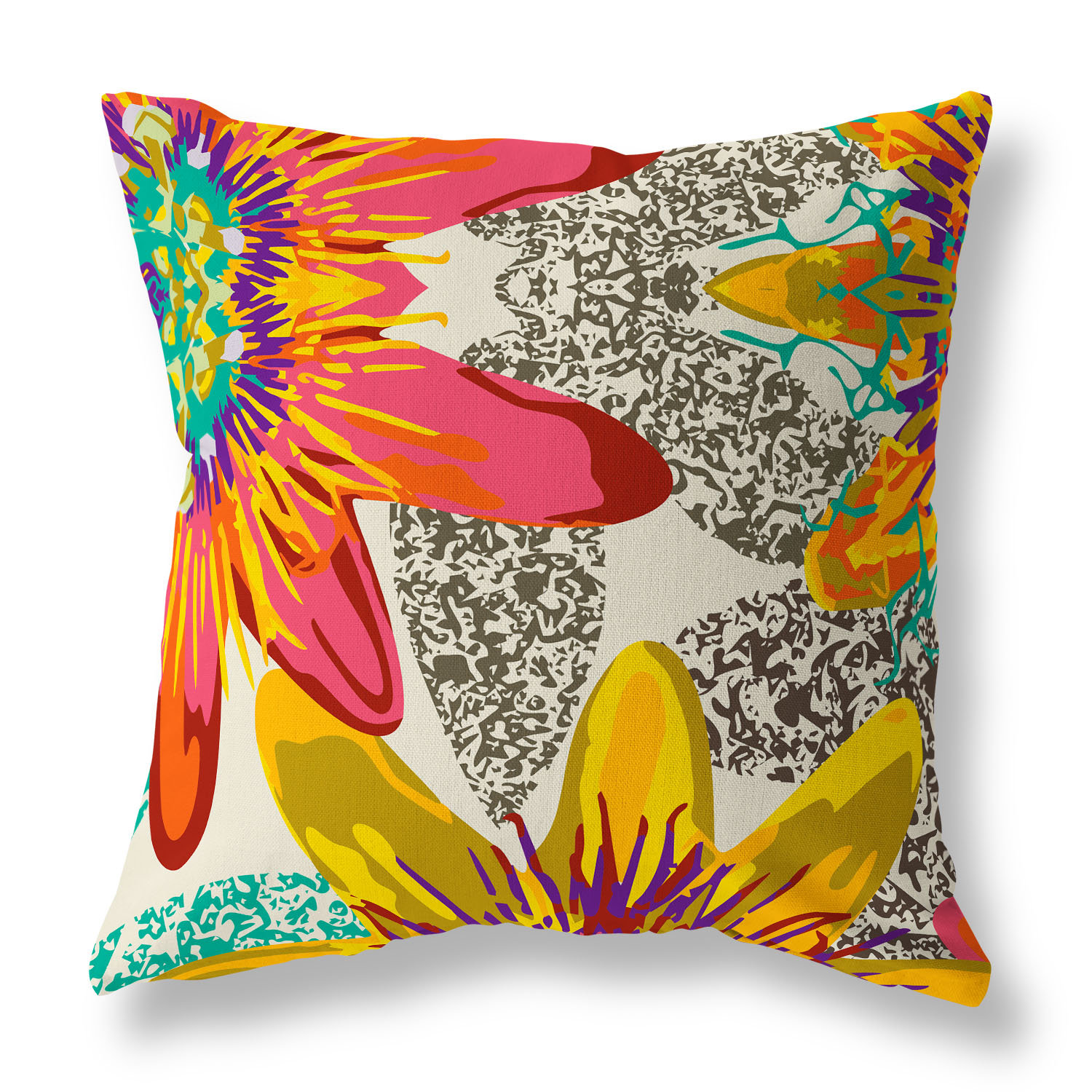 Amrita Sen Spotted Blossoms Indoor/Outdoor Square Throw Pillow | Wayfair
