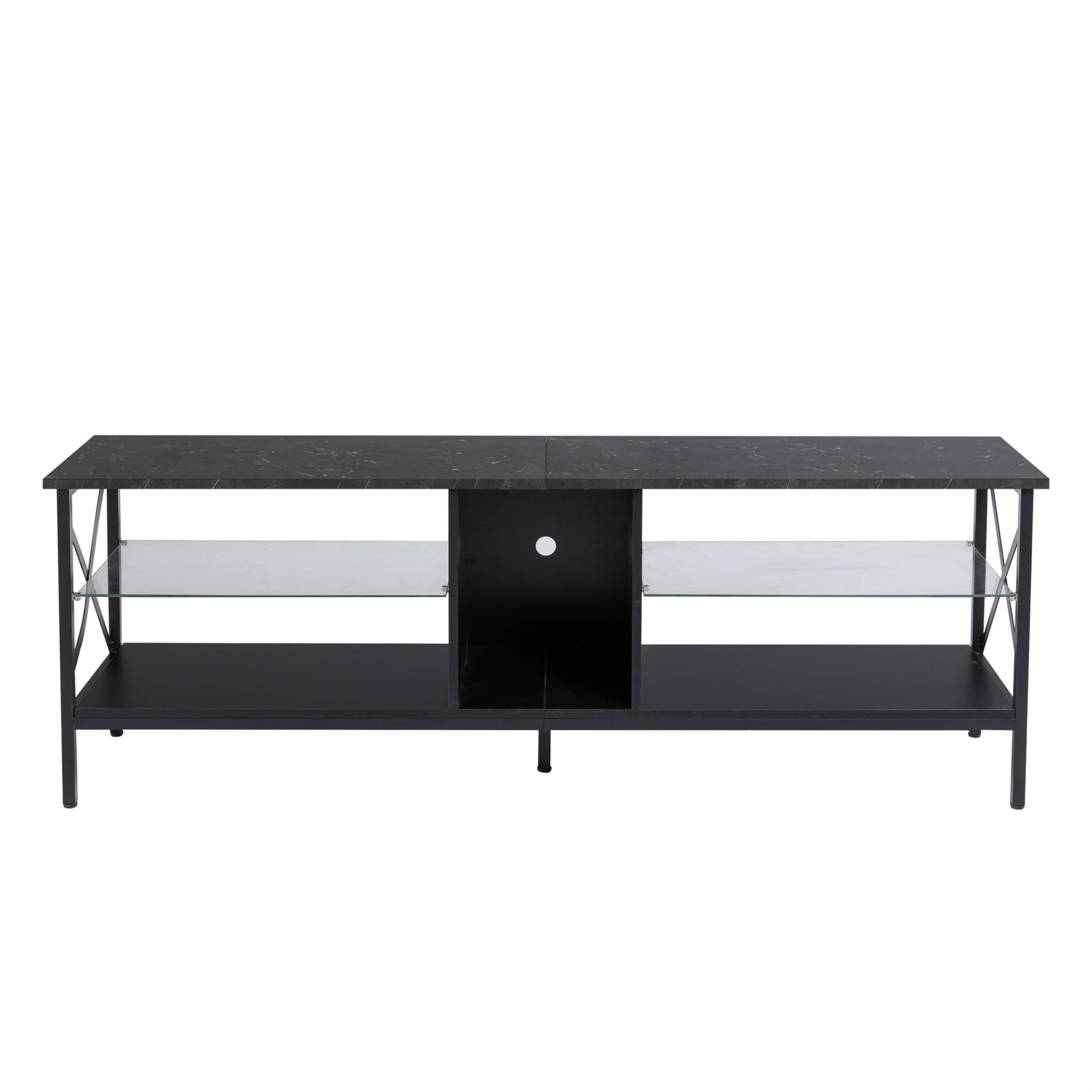 Latitude Run® TV stand,Iron TV cabinet,entertainment center, TV set ...