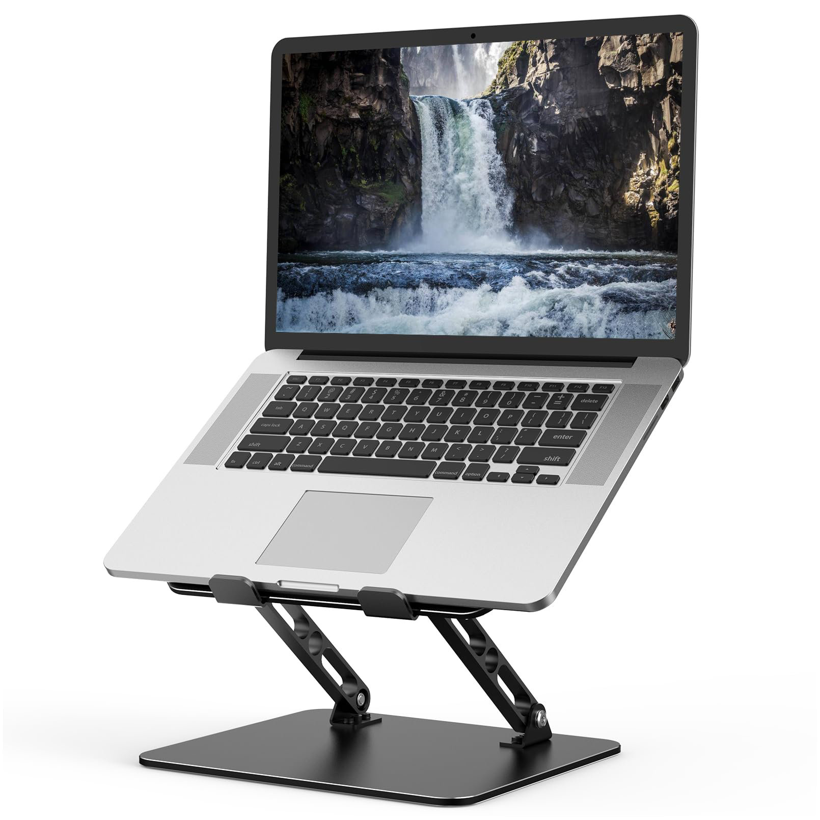 Inbox Zero Desktop Adjustable Laptop Stand, Portable Foldable ...