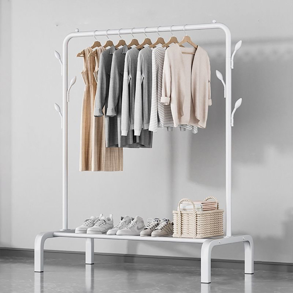 Rebrilliant Renatus 43.3'' Iron Clothing Rack | Wayfair