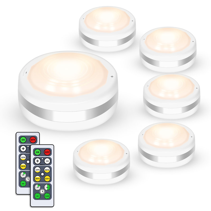 Hansen 6-Light LED Under Cabinet Puck Light & Reviews - Wayfair Canada