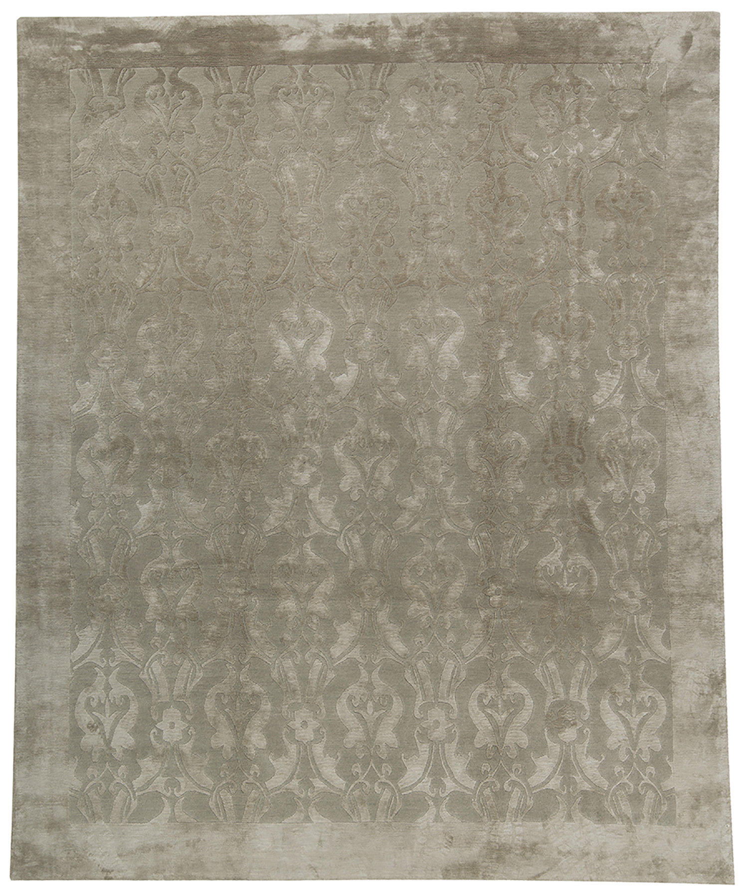 Odegard Carpets Aurea Hand-Knotted Area Rug in Bay Leaf | Perigold