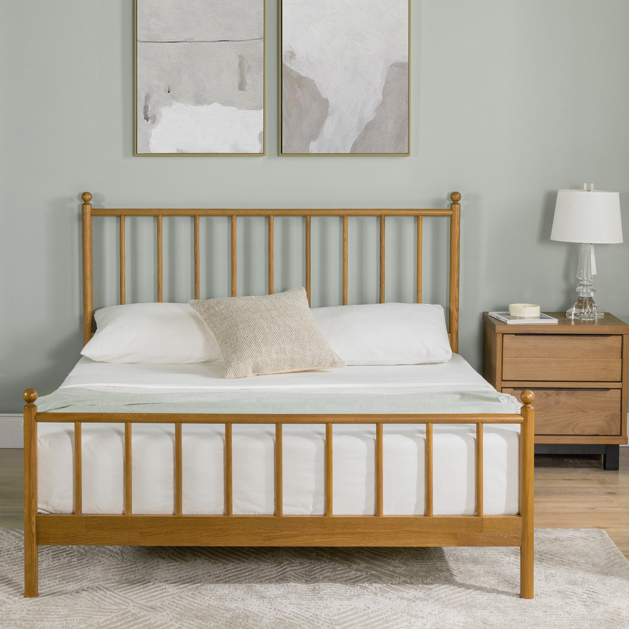 Joss & Main Edward Platform Bed Frame With Headboard & Reviews | Wayfair