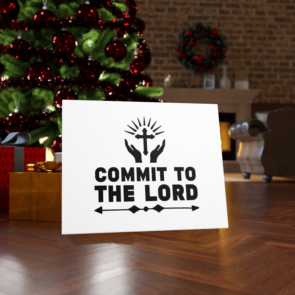 Express Your Love Gifts Commit To The Lord Christian Wall Art Bible ...