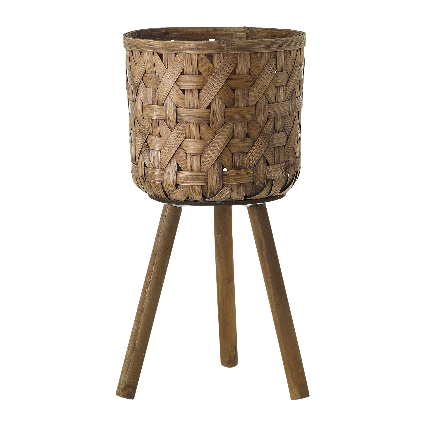 Bayou Breeze Aleina Wood Cachepot | Wayfair
