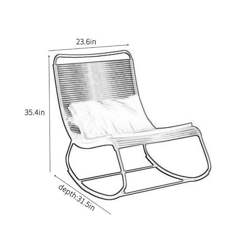 ComfySofa.s Rocking chair adult recliner balcony home leisure - Wayfair ...