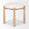 Joss & Main Rebecka Solid Wood Accent Stool | Wayfair