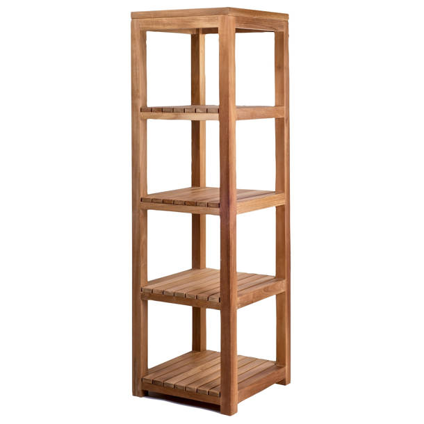 Loon Peak® Aashild 23.62'' W Solid Wood Height -Adjustable Shelving ...