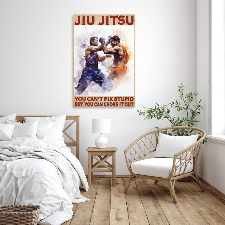 Trinx Jiu Jitsu On Canvas Print - Wayfair Canada