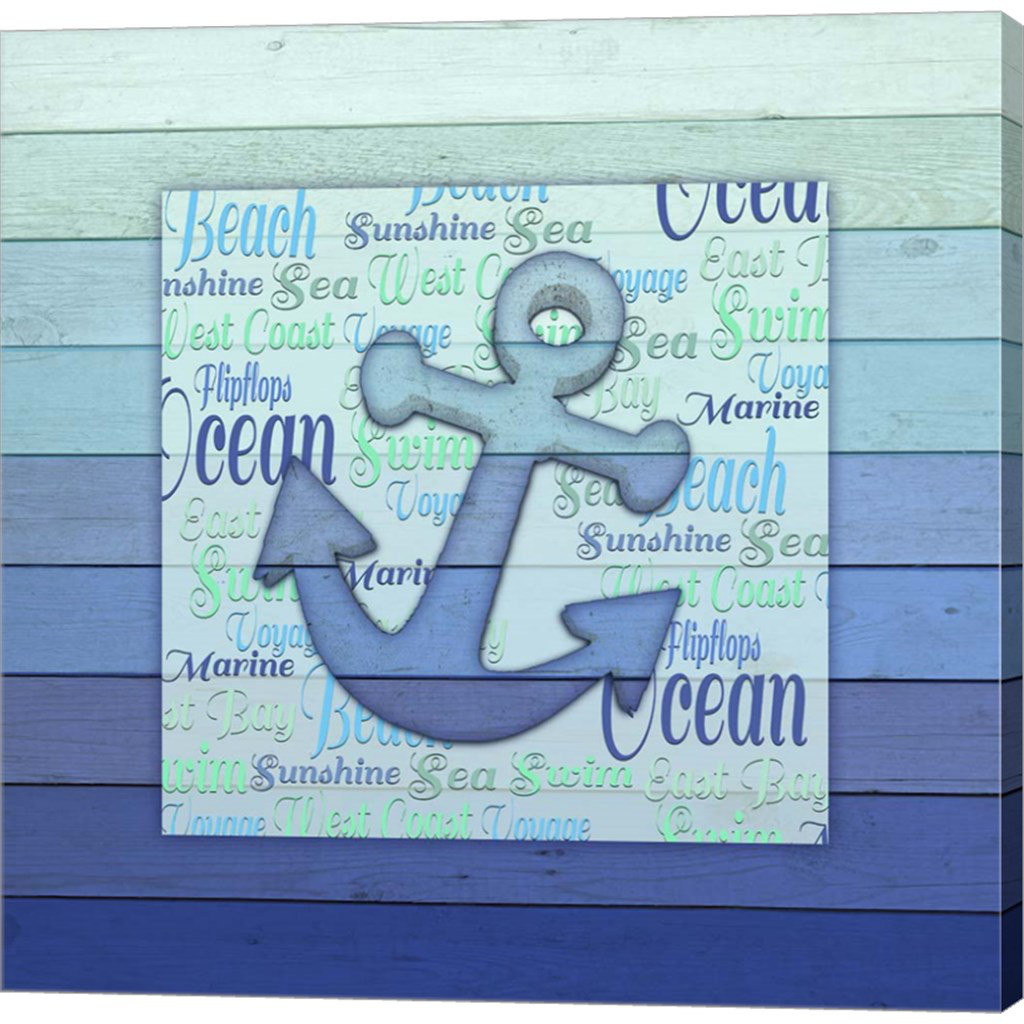 Breakwater Bay Gypsy Sea Blue V5 2 By Lightboxjournal, Canvas Wall Art ...